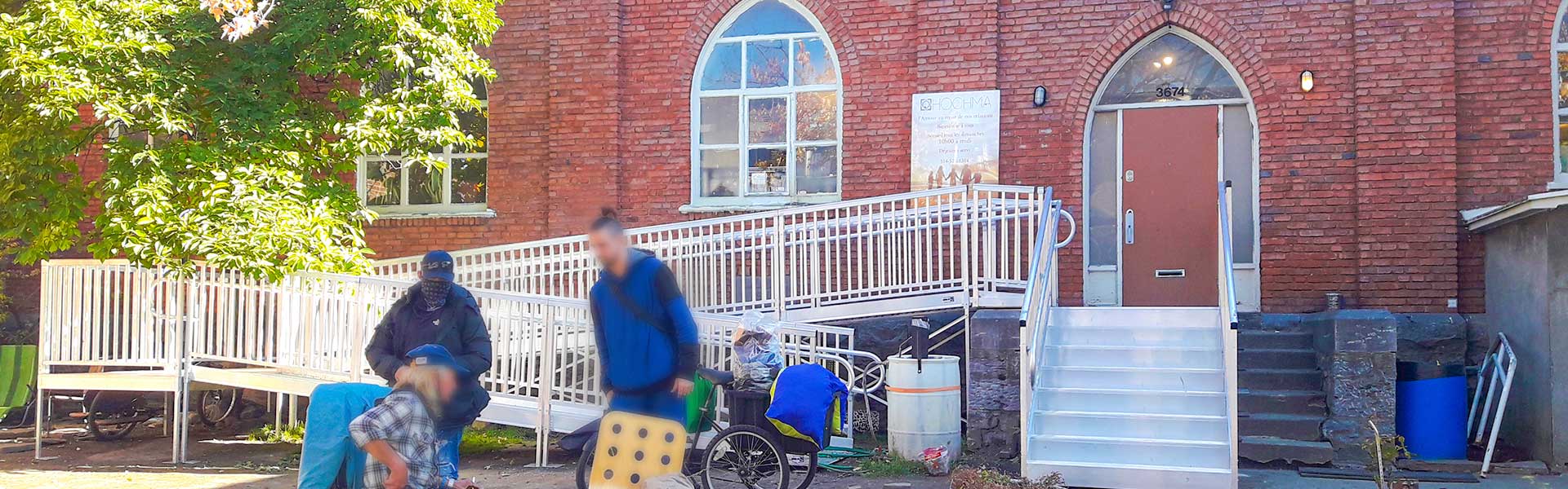 Rampe acces modulaire commerciale ♿ 1-866-416-1024